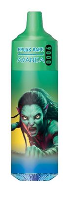 9000 Puffs Disposable 650mAh Battery Blueberry Sour Raspberry Vape