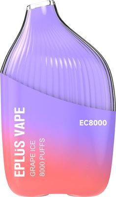 EPLUS VAPE EC8000 Puffs Disposable Vape Mesh Coil 15ml E-liquid 650 mAh ...