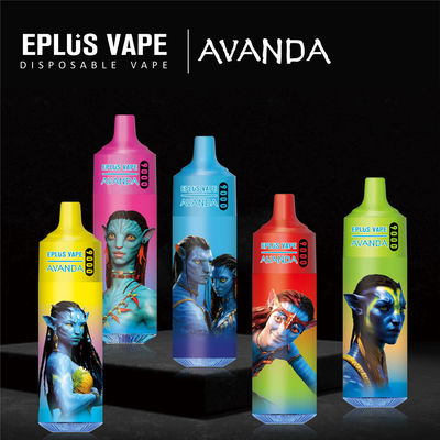 AVANDA 9000 Puffs Disposable EPLUS Vape 650mAh Battery 15ml E-Liquid Blueberry Cherry Cranberry