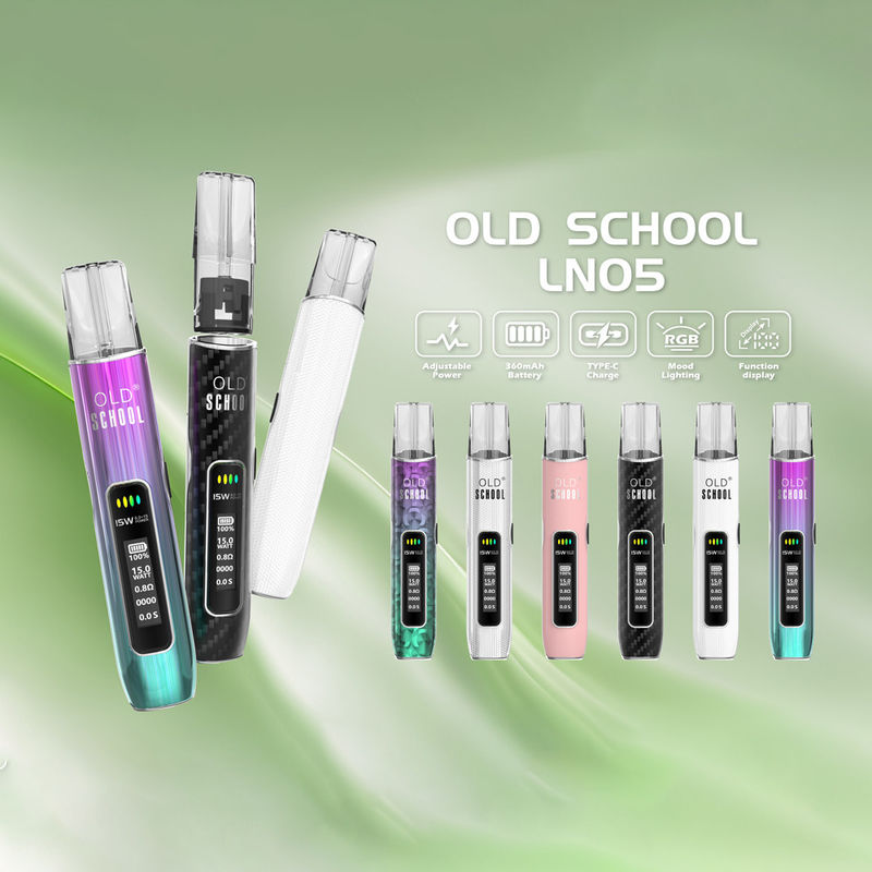 OLD SCHOOL LNYG 05: Versatile Vaping with Adjustable Power, 360mAh ...