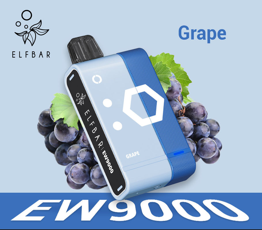 ELFBAR EW9000 9000Puffs Pod System Grape Flavor with 820mAh Battery ...