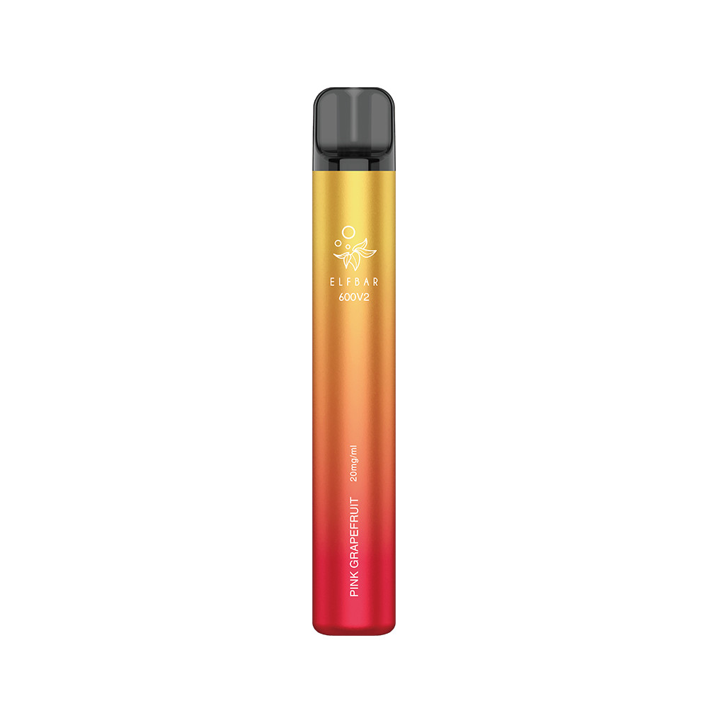 ELFBAR 600V2 Disposable Vape - Mesh Coil, Up to 600 Puffs, 2ml E-liquid ...