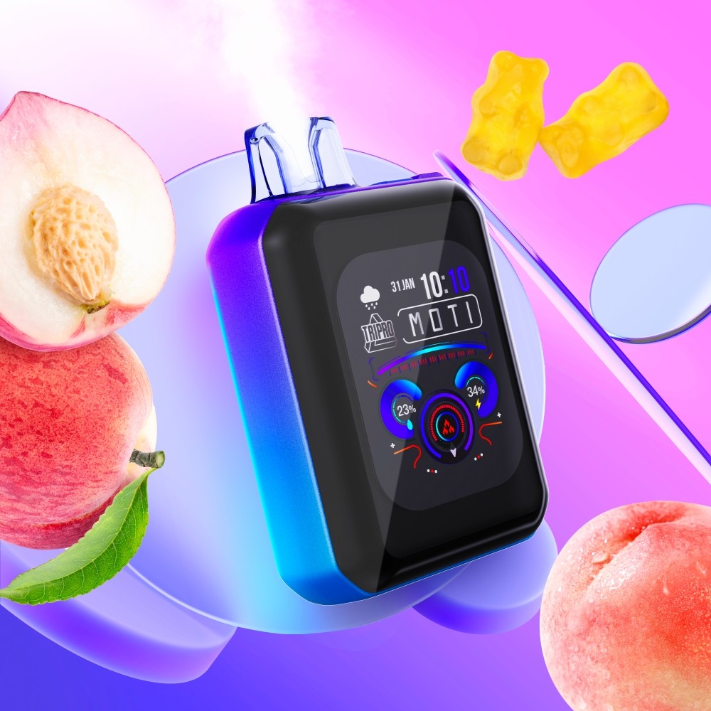 650mAh Powerhouse MOTI TRIPRO Vape Extended with Type-C Charging Port
