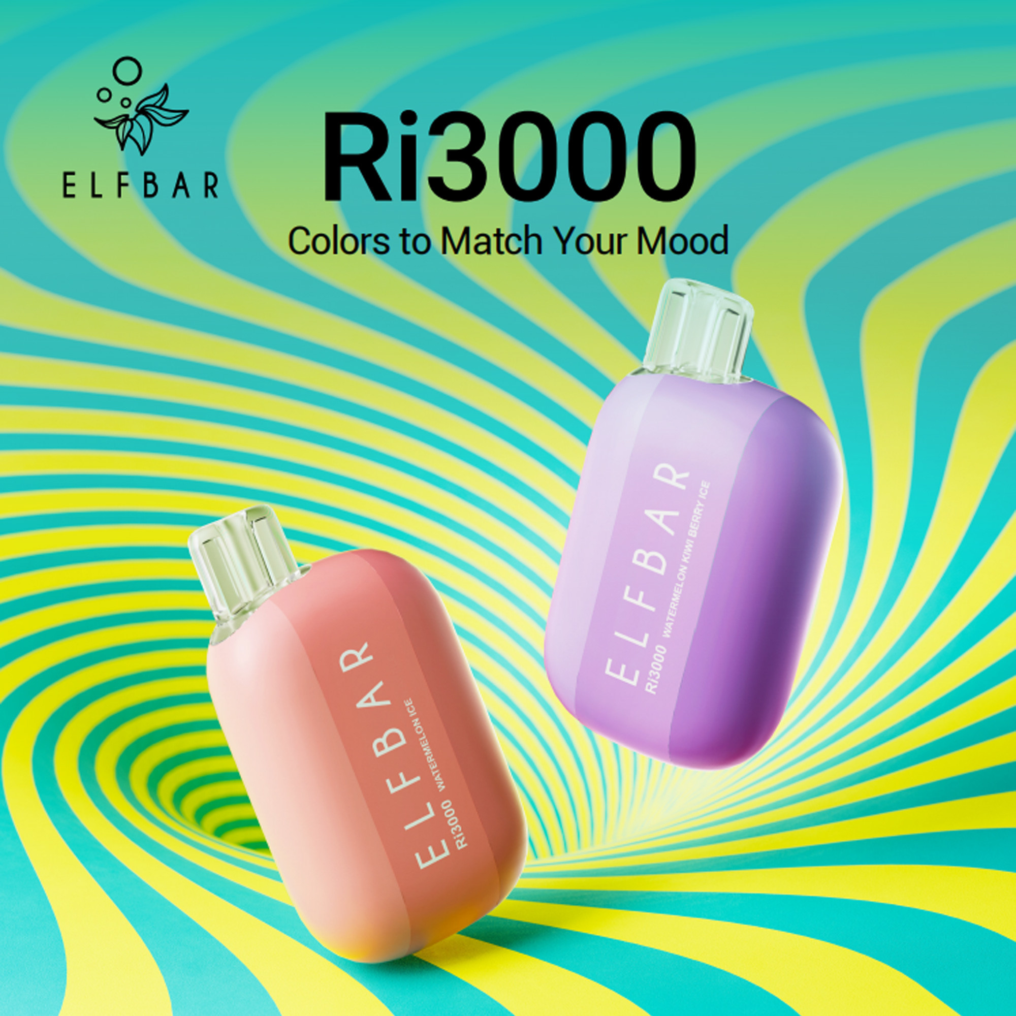 ELFBAR Ri3000 3000 Puffs Vape 1000mAh Battery 6ml E-Liquid Blueberry ...