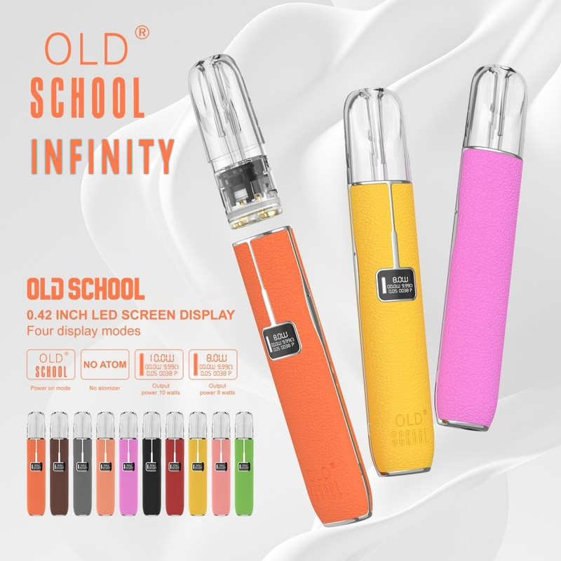 OLD SCHOOL INFINITY Vape 0.42 Inch LED Display and Dual-Power Modes up ...