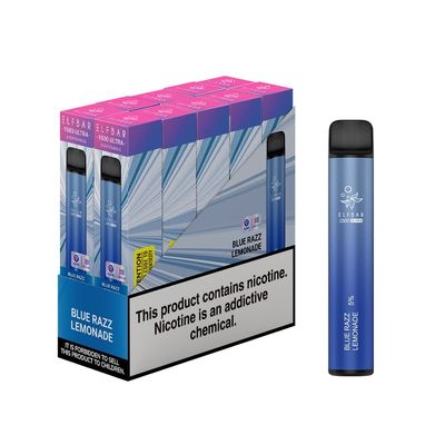ELFBAR 1500 ULTRA 1500 Puffs Disposable vape Mesh Coil 5ml E-liquid 850 ...