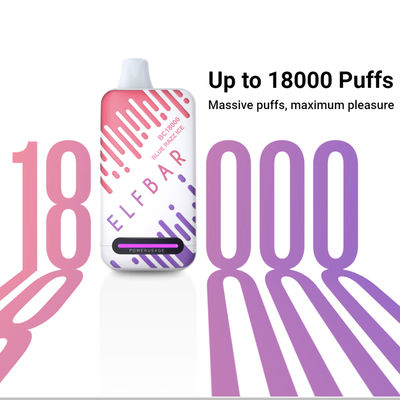 ELFBAR BC15000 Puffs Disposable vape Mesh Coil Type-C 650 mAh 50mg/ml ...